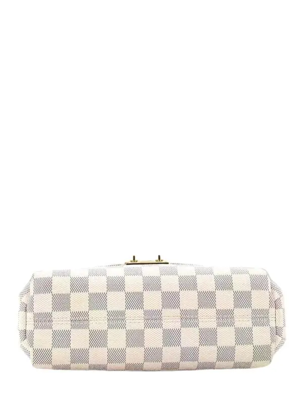 LOUIS VUITTON Croisette Handbag Damier With Braided Detail Shoulder Bag - Pink