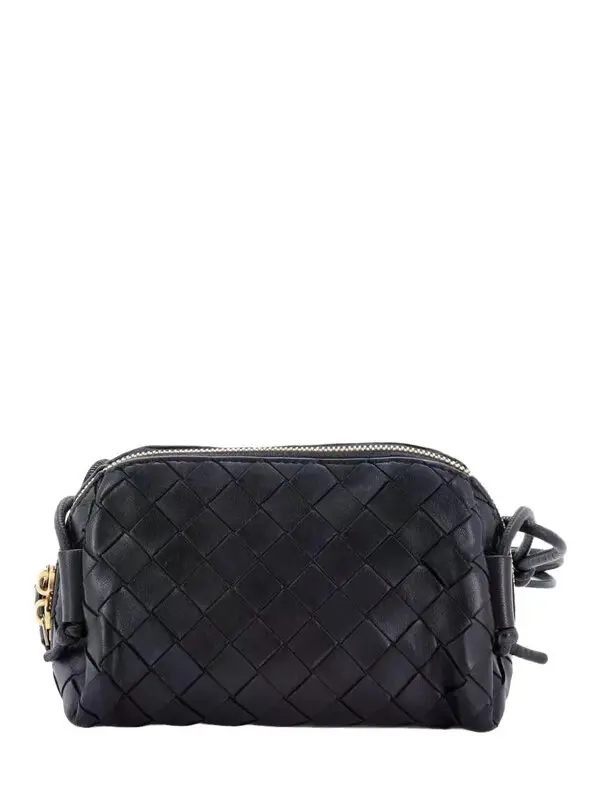 Bottega Veneta Concert Pouch Mini Crossbody Bag - Black