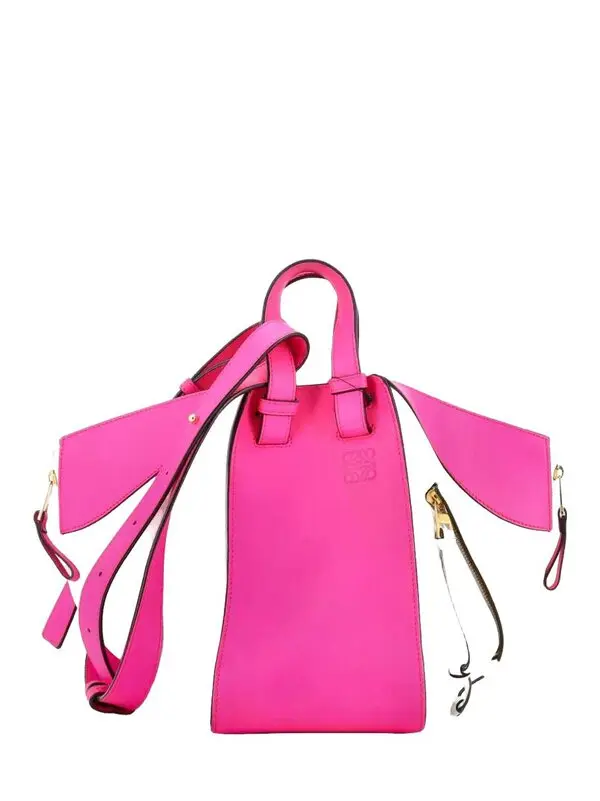 Loewe Hammock Bag Leather Small Shoulder Bag - Pink