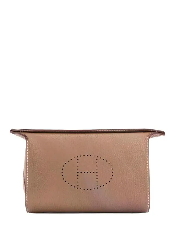 Hermès Togo Videpoche Bag - Grey