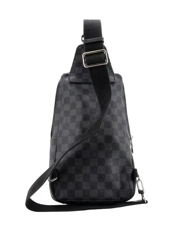 LOUIS VUITTON Avenue Sling Bag Damier Graphite Crossbody Bag - Black