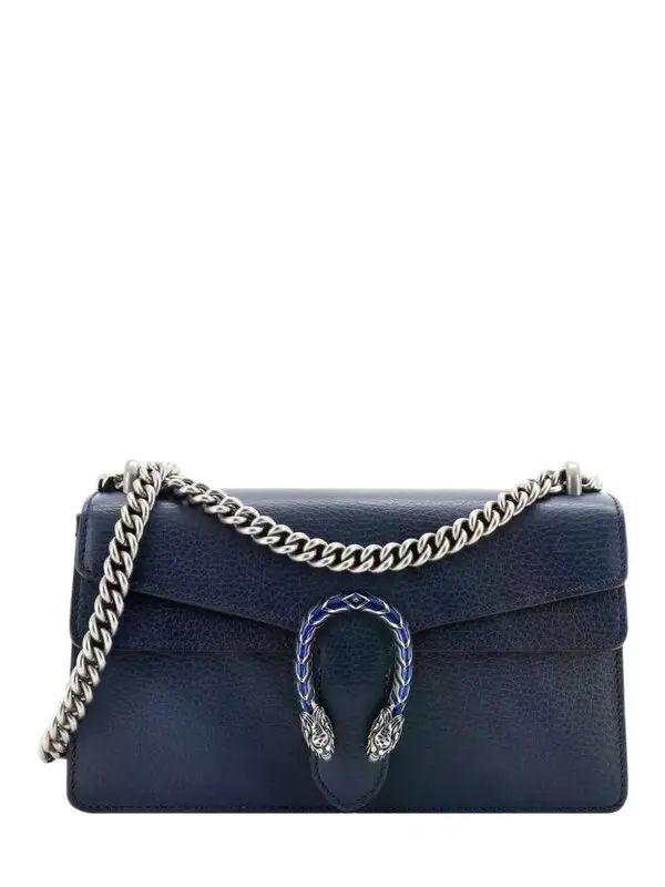 Gucci Dionysus Bag Leather Small Shoulder Bag - Blue