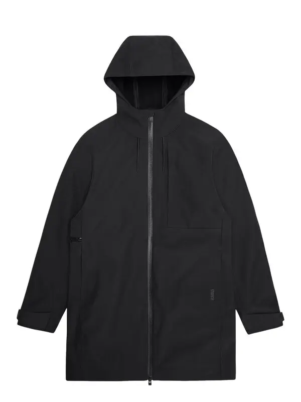 Rains Suva Softshell Long Jacket - Black