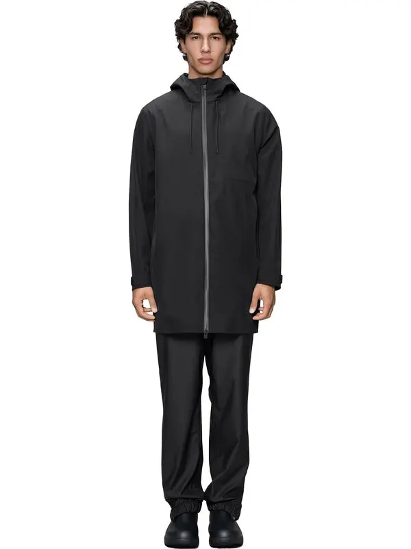 Rains Suva Softshell Long Jacket - Black