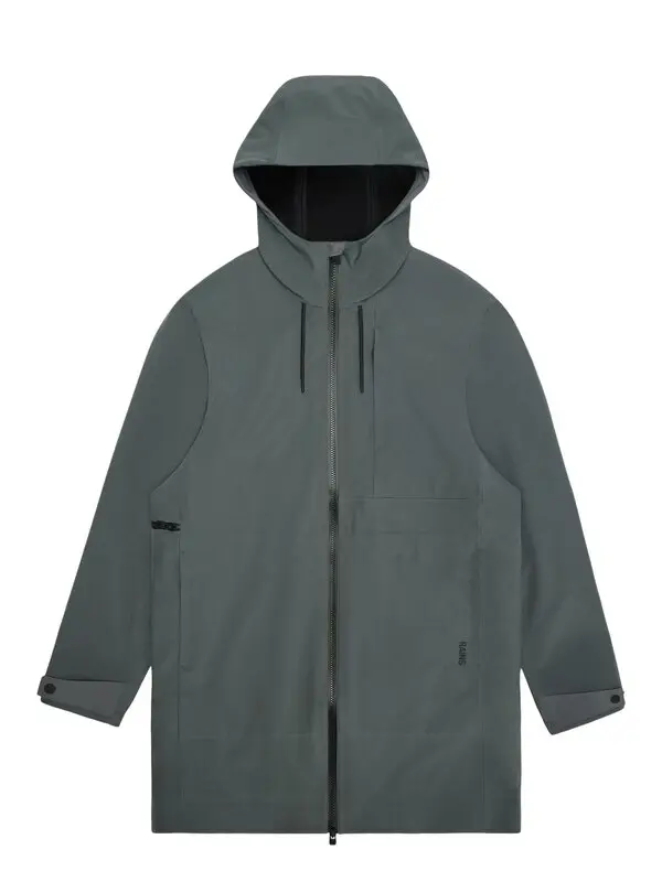 Rains Suva Softshell Long Jacket - Dark Grey