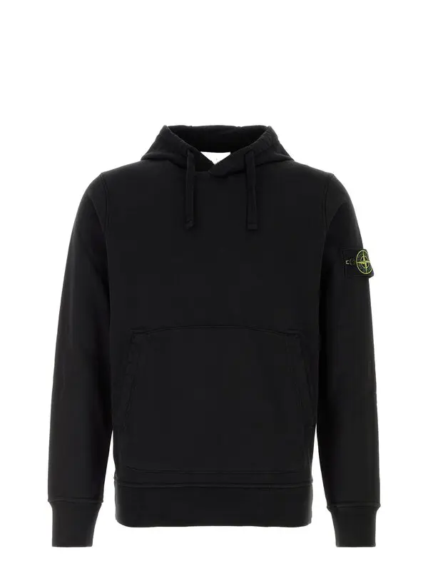 Stone Island Cotton Sweatshirt - Black