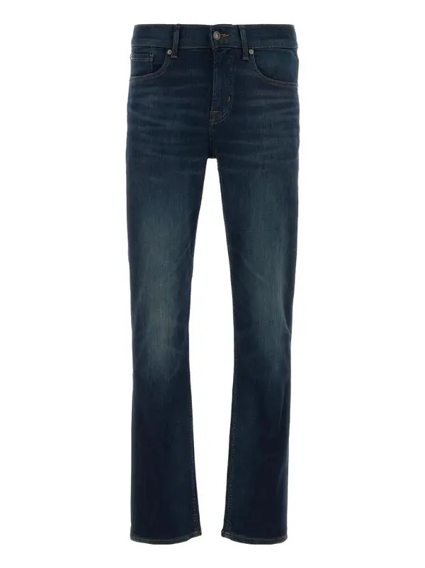 Seven For All Mankind Skinny Stretch Denim Jeans - Blue