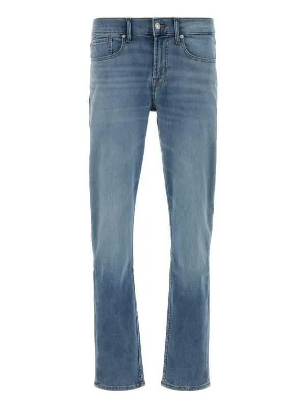 Seven For All Mankind Skinny Stretch Denim Jeans - Blue