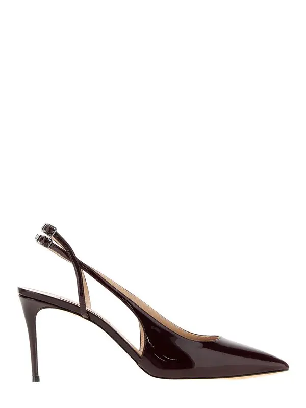 Casadei Slingback Stiletto Pumps - Red