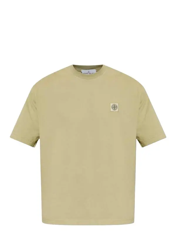 Stone Island Logo Patch T-shirt - Green
