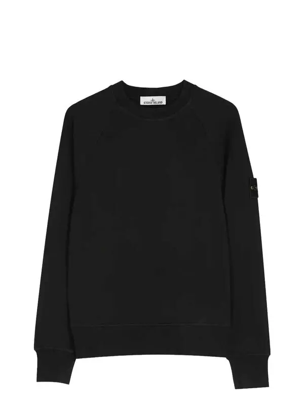 Stone Island Raglan-sleeve Sweatshirt - Black