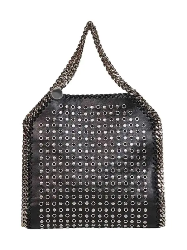 Stella McCartney Falabella Mini Bag With Studs And Eyelets - Black