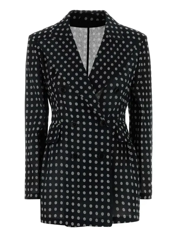 ERMANO SCERVINO Ermanno Scervino Printed Organza Blazer - Multicolor
