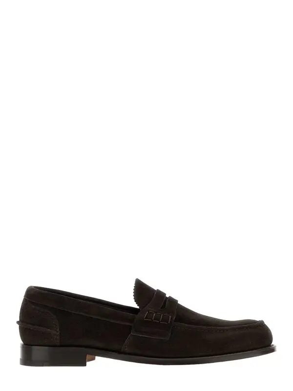 Church's Suede Pembrey Loafers - Brown