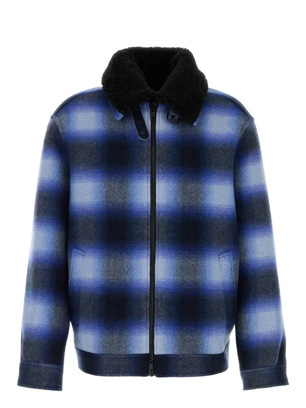 Balenciaga Embroidered Wool Bomber Jacket - Multicolor