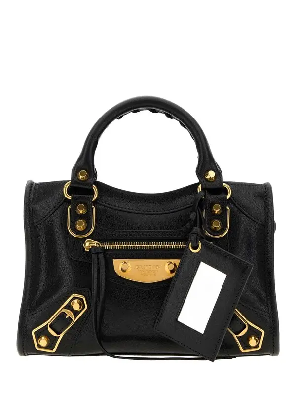 Balenciaga Mini Le City Uptown Handbag - Black