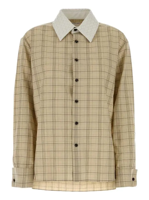 Bottega Veneta Embroidered Wool Shirt - Multicolor
