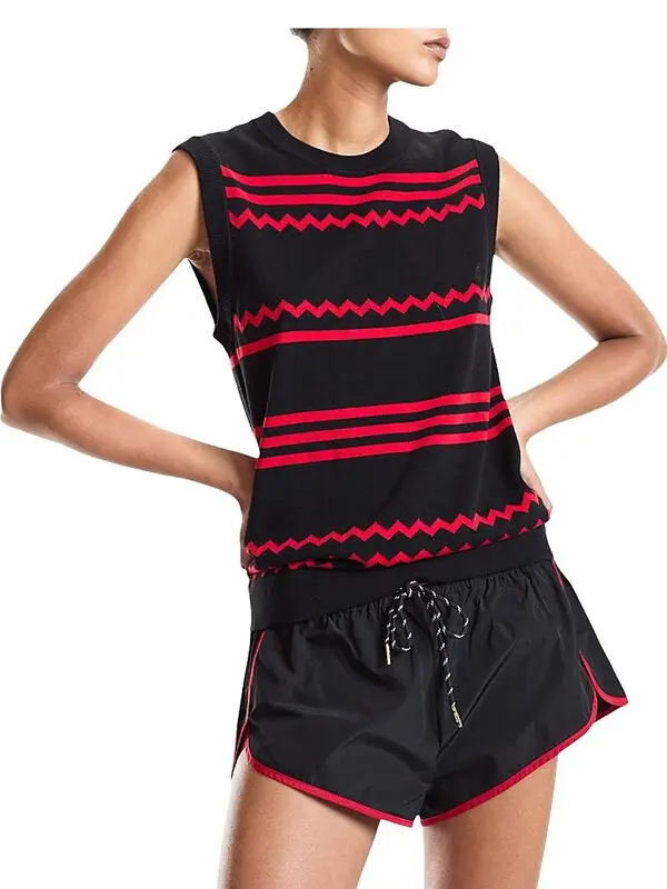 Cynthia Rowley Ziggy Knit Tank - Black