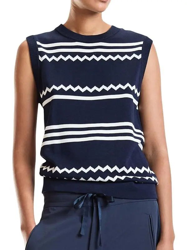 Cynthia Rowley Ziggy Knit Tank - Navy