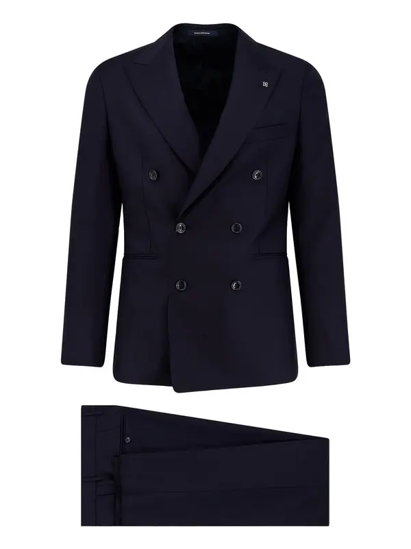 Tagliatore Virgin Wool Super 110's Suit - Blue