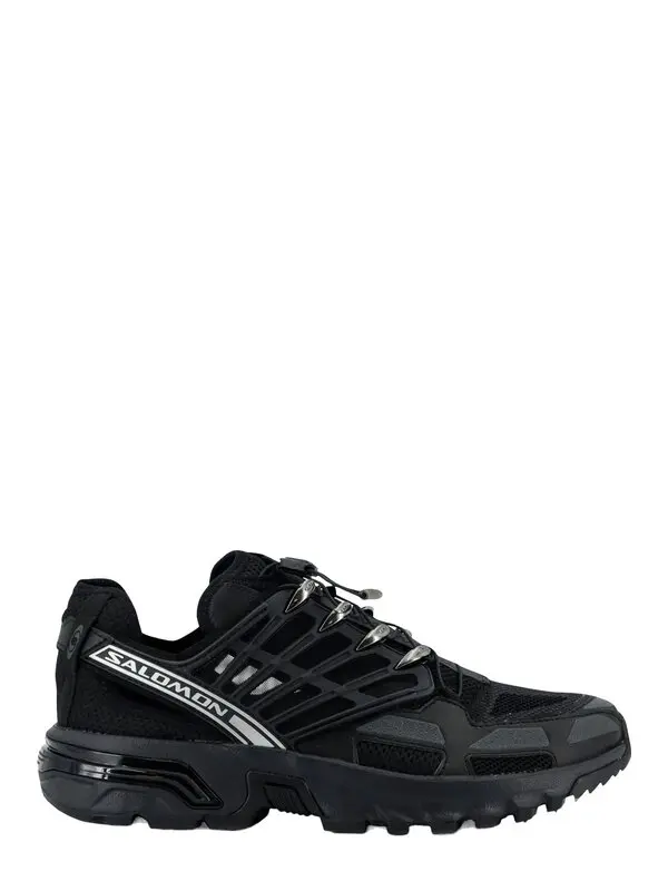 SALOMON Acs Pro Shell Mesh Sneakers With Side Cutout Details - Black