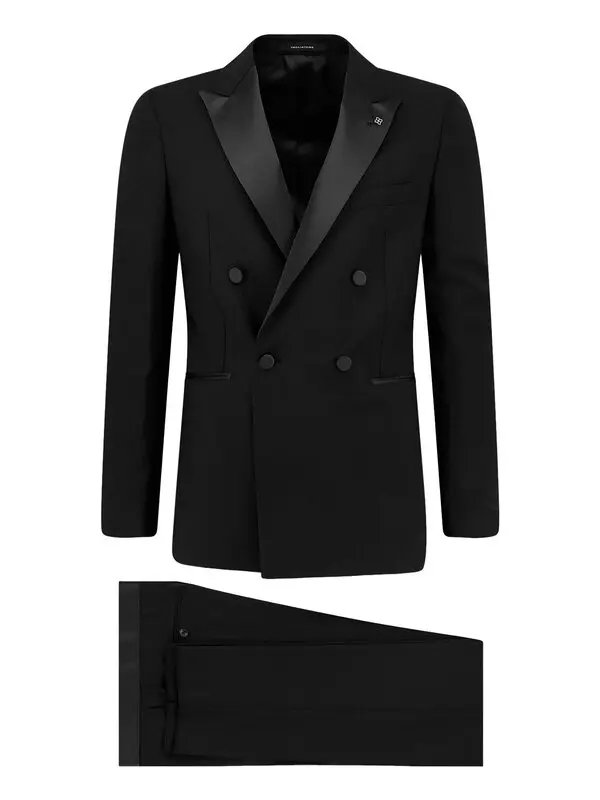 Tagliatore Virgin Wool Super 110's Tuxedo - Black