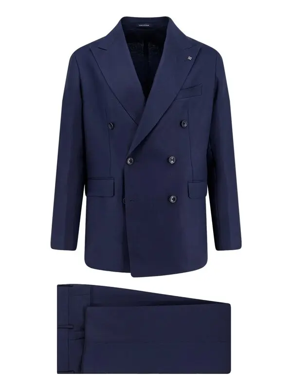 Tagliatore Linen Suit - Blue