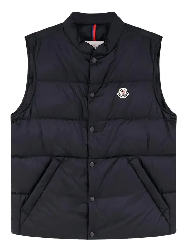 Moncler Sleeveless Down Jacket - Black