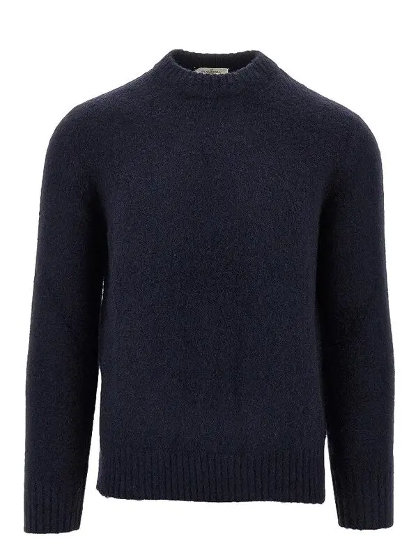 PIACENZA CASHMERE 1733 Cashmere And Silk Blend Ribbed Sweater - Blue