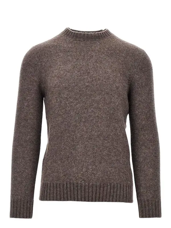 PIACENZA CASHMERE 1733 Silk And Cashmere Blend Sweater - Brown