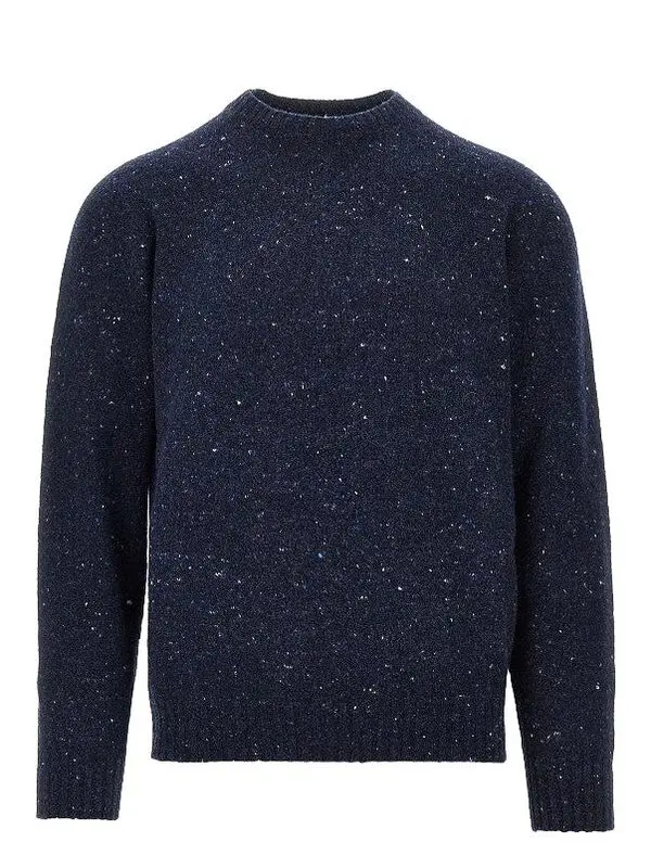 DRUMOHR Wool And Cashmere Blend Knitted Sweater - Blue