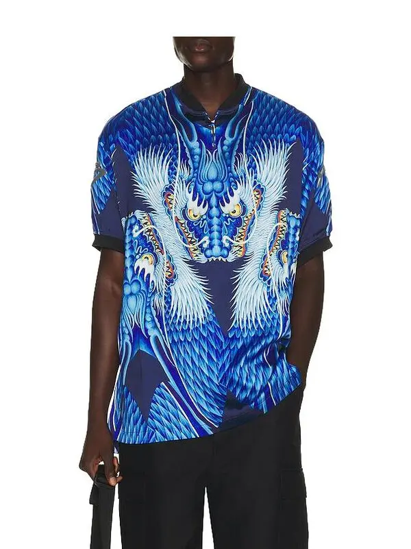 Y3 Drgn Satin Jersey - Multicolour