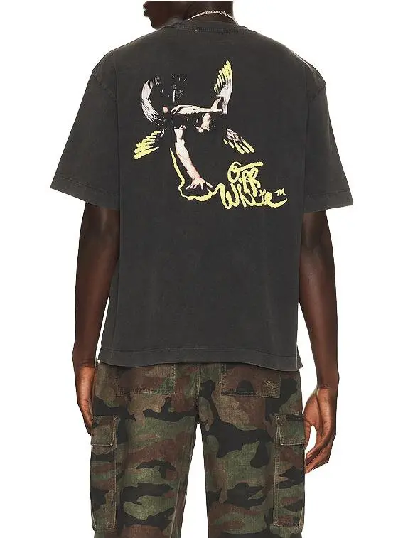 Off-White Fallen Angel Skate Tee - Black