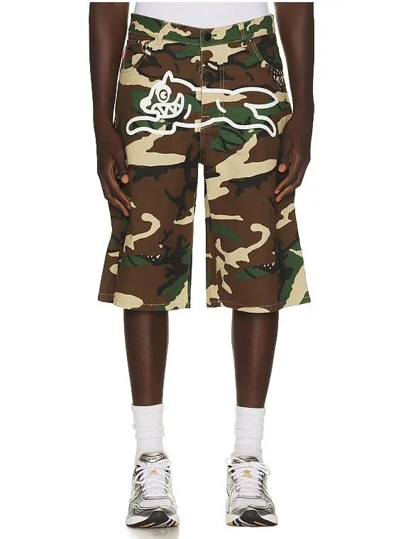 ICECREAM Camouflage Twill Shorts - Camo