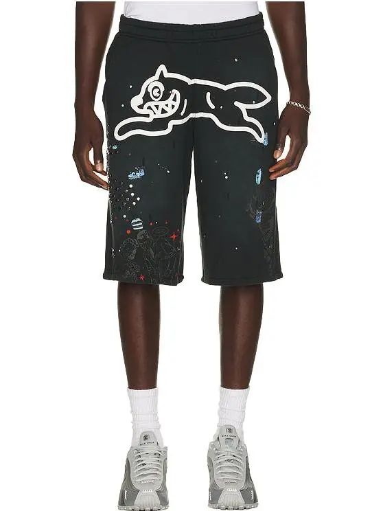 ICECREAM Milk Shake Terry Shorts - Jet Set