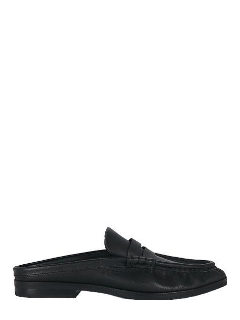 Simkhai Dean Pebble Leather Loafer Mule - Black