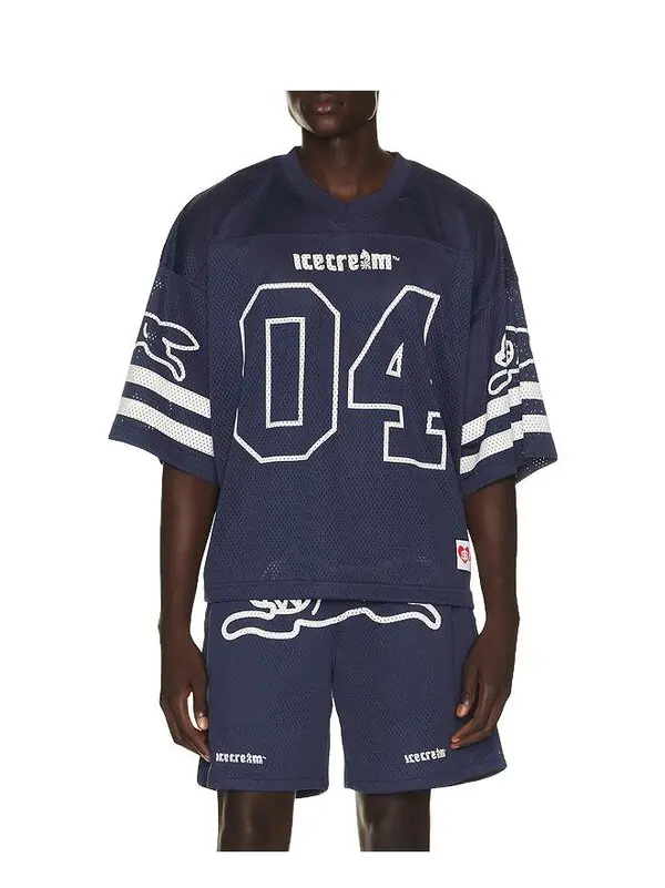 ICECREAM Slushie Short Sleeve Jersey In Blue - Eclipse