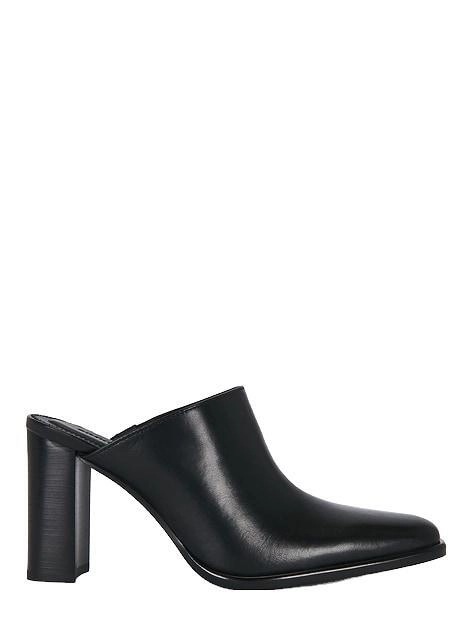 Simkhai Carolyn Vachetta Leather Mule - Black