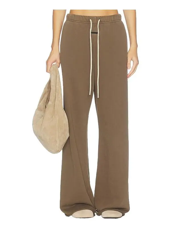 Fear Of God Undone Cut Lounge Fit Sweatpant In Green - Washed Moss
