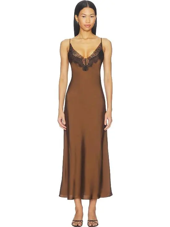 Rue Sophie Cleste Dress - Brown