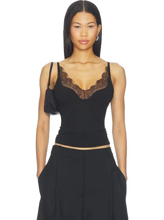Rue Sophie Auriane Cami Top - Black