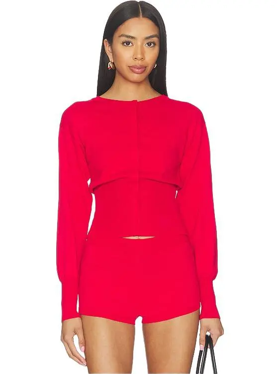 Superdown Jayella Knit Top - Red