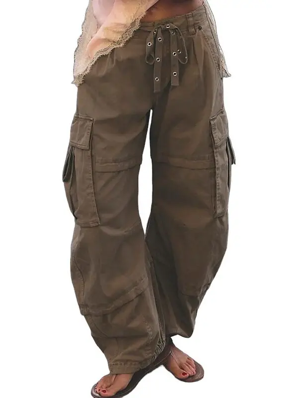 Free People We The Free Reef Curved Twill Cargo Pants - Aloe