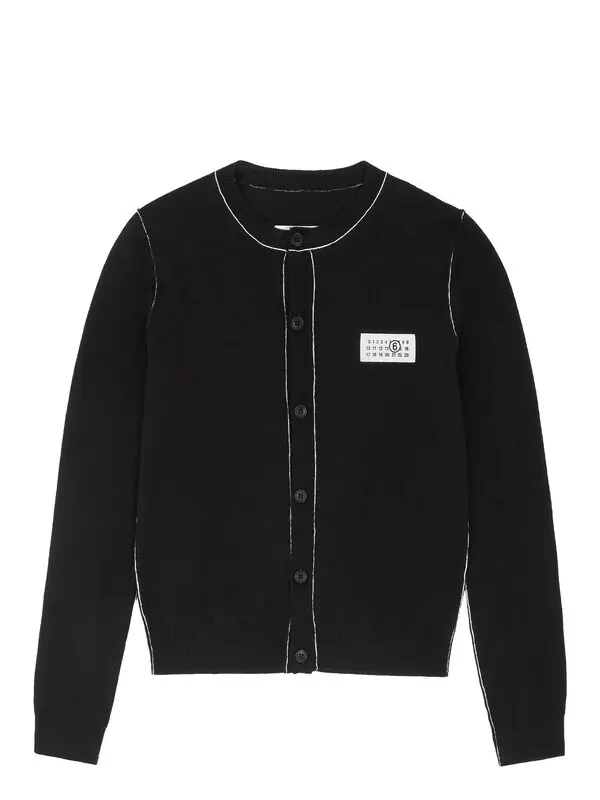 MAISON MARGIELA Wool-blend Cardigan - Black