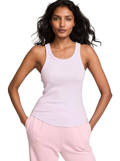Victoria's Secret Angel Essentials Vs Iconic Rib Racerback Tank - Purple