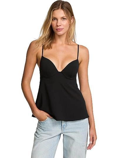 Victoria's Secret Very Sexy Push-up Cami Top - Black