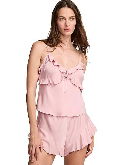 Victoria's Secret Dream Angels Modal Flutter Cami & Short Set - Pink