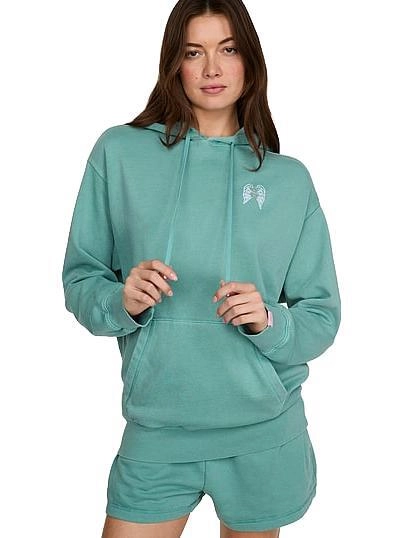 Victoria's Secret Angel Essentials Iconic Fleece Hoodie - Blue