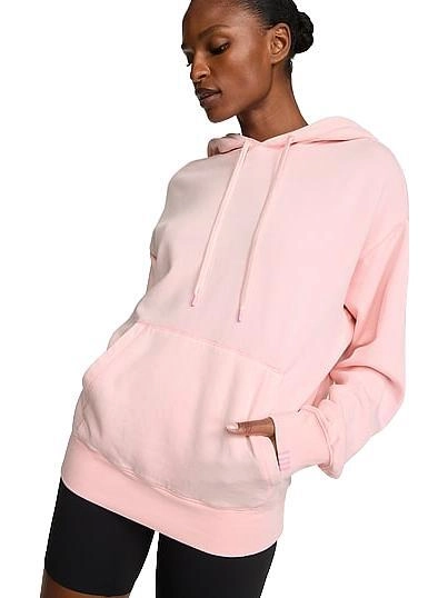 Victoria's Secret Angel Essentials Iconic Fleece Hoodie - Pink