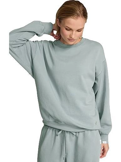 Victoria's Secret Angel Essentials Iconic Fleece Crewneck Sweatshirt - Grey